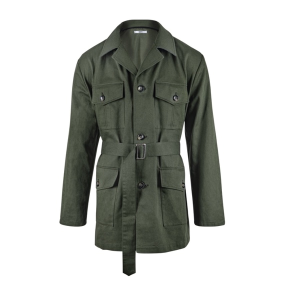 ARV | Jackets & Coats | Arv Military Jacket With Big Cargo Pockets And ...
